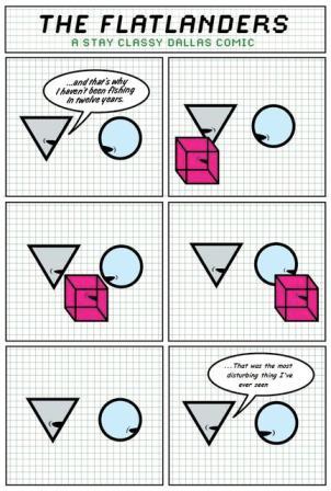 flatland-cartoon | Chisnell.com